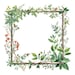 20 Spring Leaves Frames Clipart, Floral Frames Clipart, Greenery ...