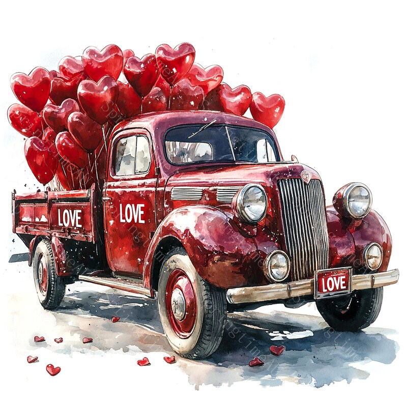 16 Happy Valentine's Day Car Clipart, Red Cars, Valentine's Loads of ...