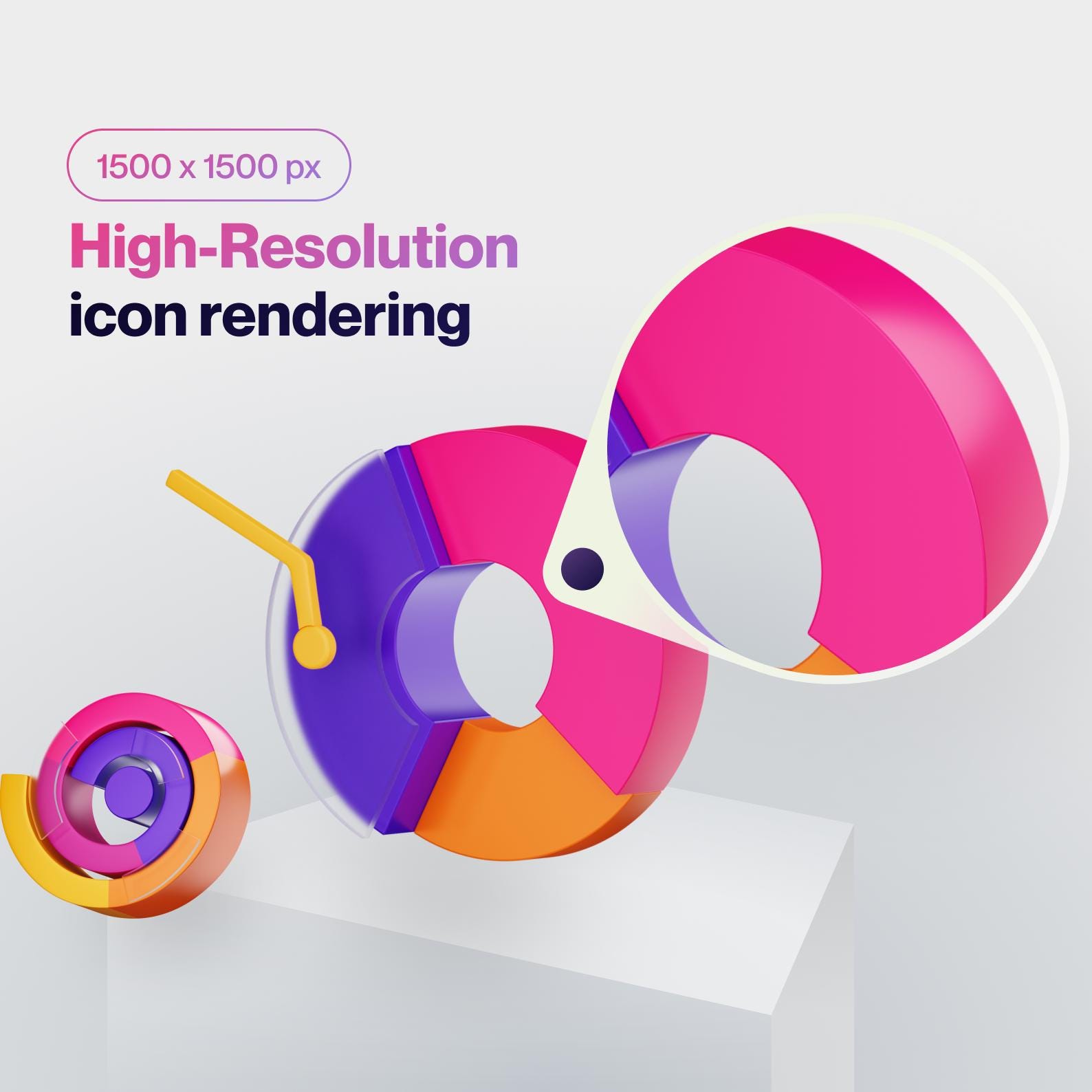 Charty - Chart Statistic 3D Icon Set | Modern High Quality Icon Set - Etsy