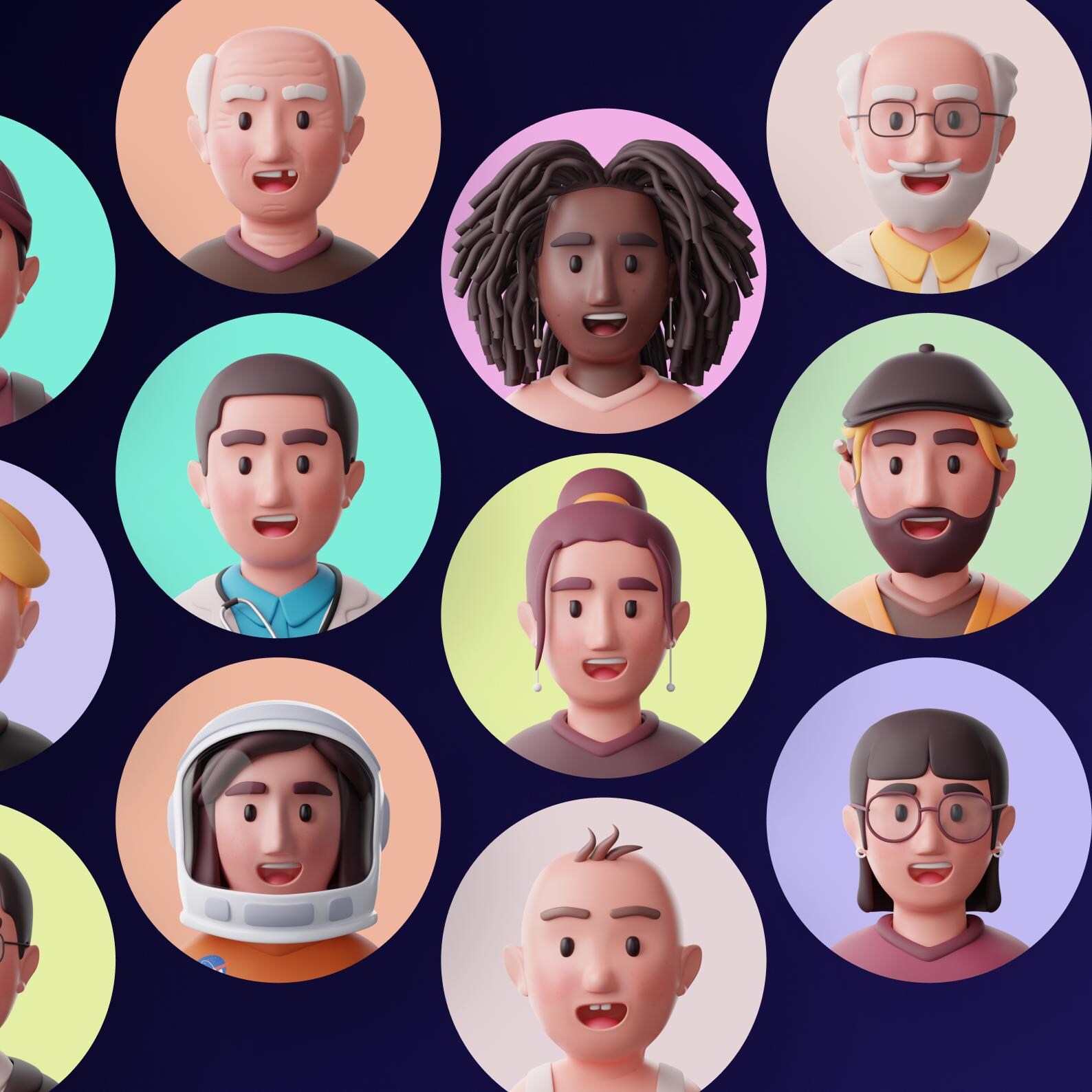 Facely - Metapeople Profile 3D Avatar V1 | Modern High Quality ...