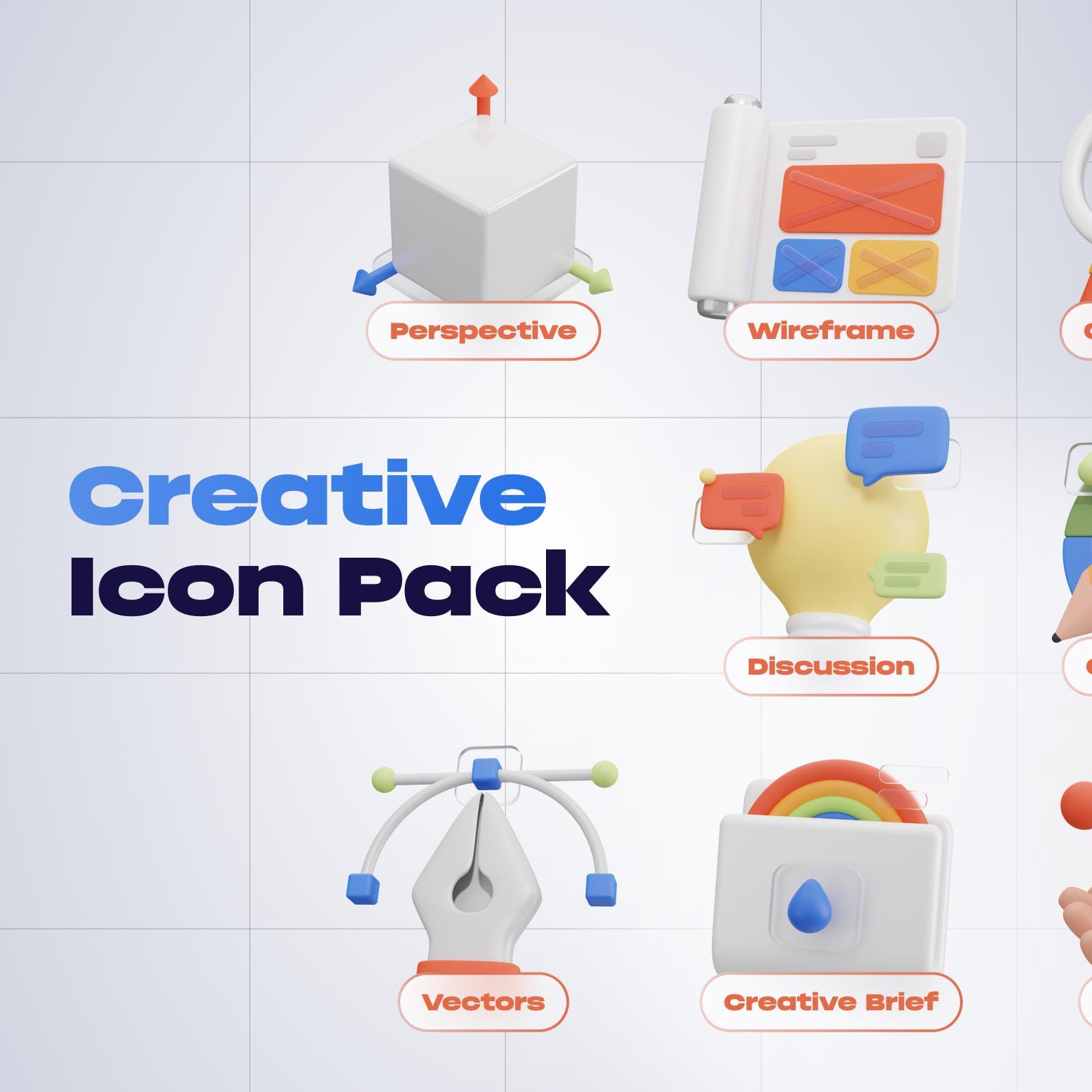 Graphy - Graphic Design 3D Icon Set | Modern High Quality 3D Icon Set ...