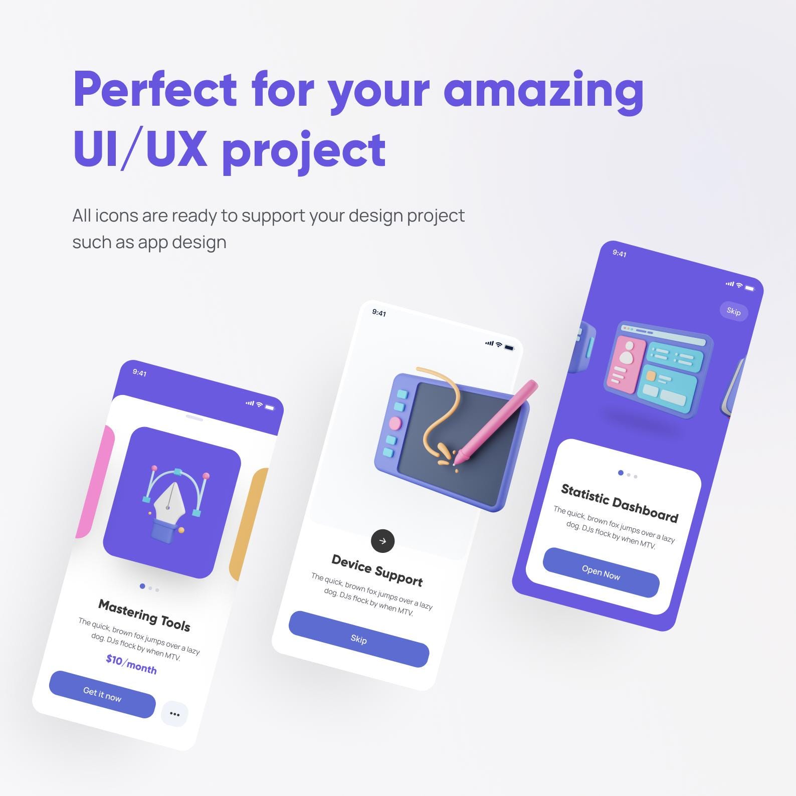 Freelancy - Freelance 3D Icon Set | High Quality Realistic 3D Icon Set ...