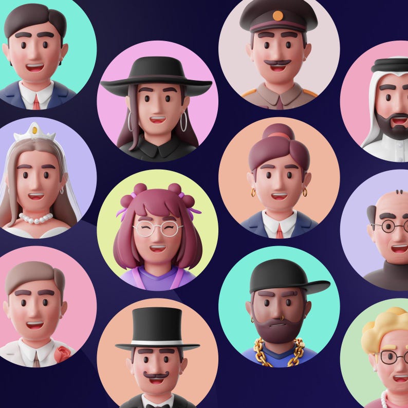 Facely V2 - 3D Icon Set | Modern High Quality 3D Icons - Etsy