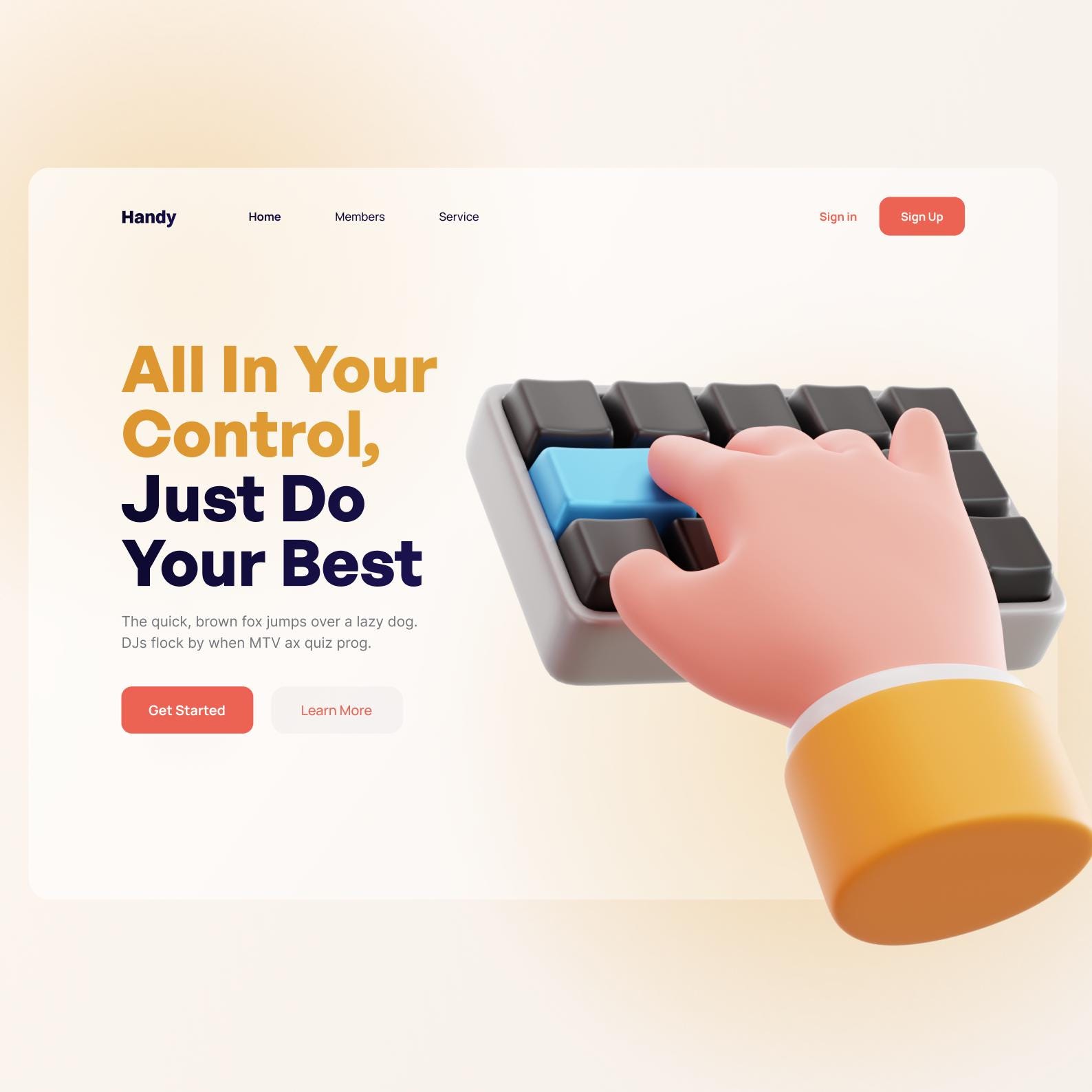 Handflufy - Cute Hand Gesture 3D Icon Set | Modern High Quality ...