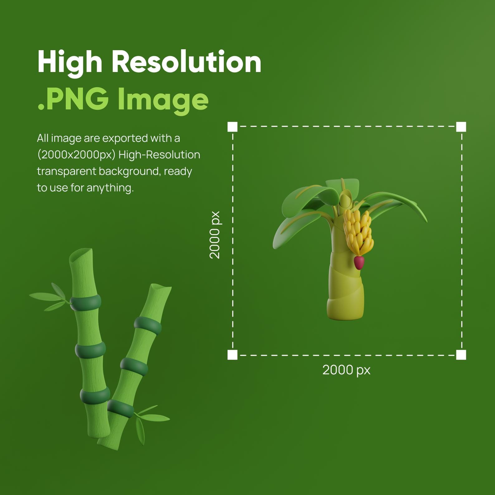 Treeby - Tree & Plant 3D Icon Set | Modern High Quality Realistic 3D ...
