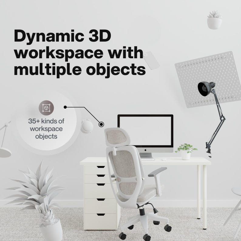 Workspacy - Semi-realistic 3D Workspace Creator | High Quality ...