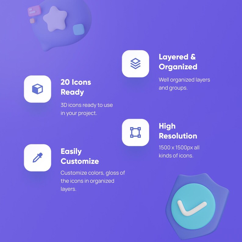 Comercially - E Commerce 3D Icon Set | High Quality Realistic 3D Icon ...