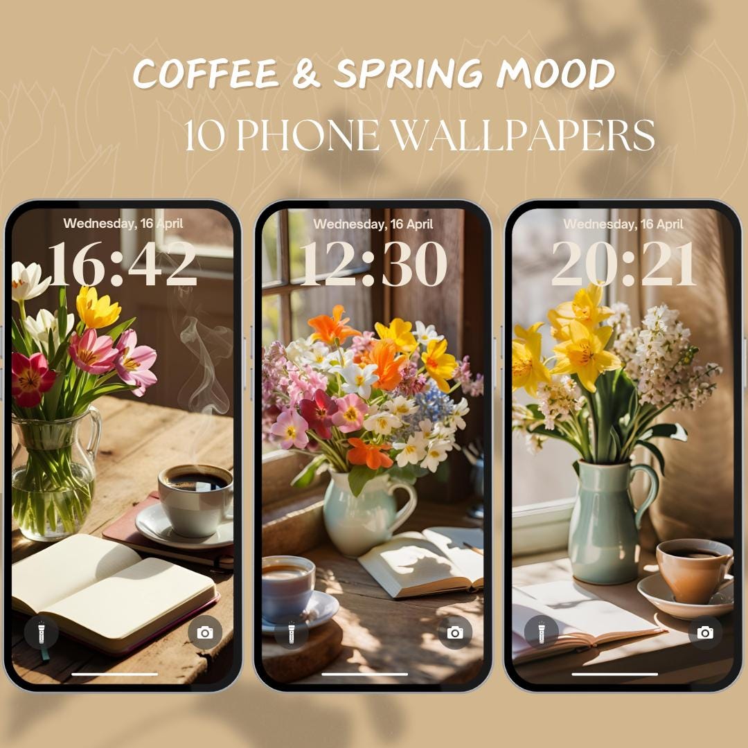 Coffee and Spring Mood Phone Wallpapers, Coffee Wallpaper Iphone ...