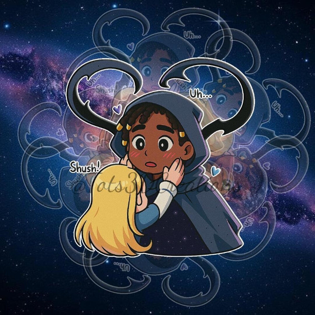 Cloak & Dagger – Chibi Vinyl Sticker | Marvel-inspired Fan Art ...