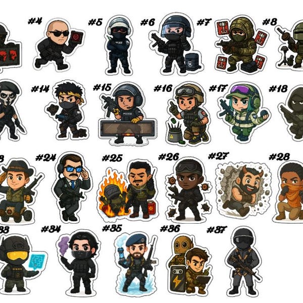 Rainbow Six Siege - Etsy