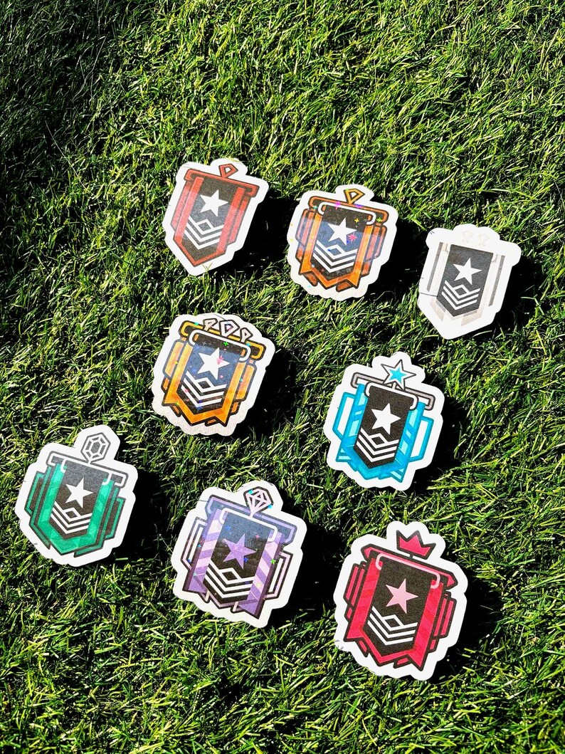 Rainbow Six Siege Rank Stickers – Custom Fan-made Badge Collection ...