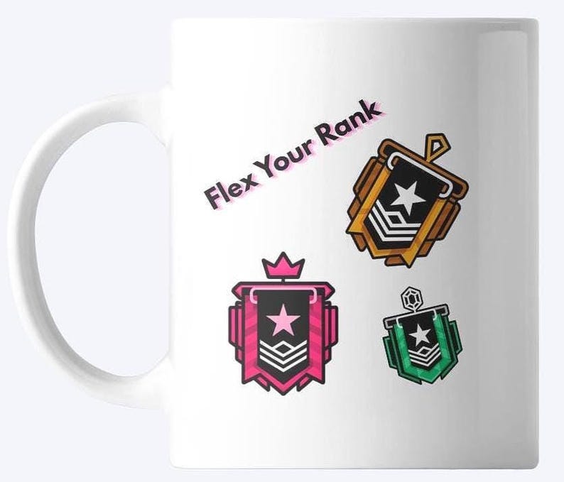 Rainbow Six Siege Rank Stickers – Custom Fan-made Badge Collection ...