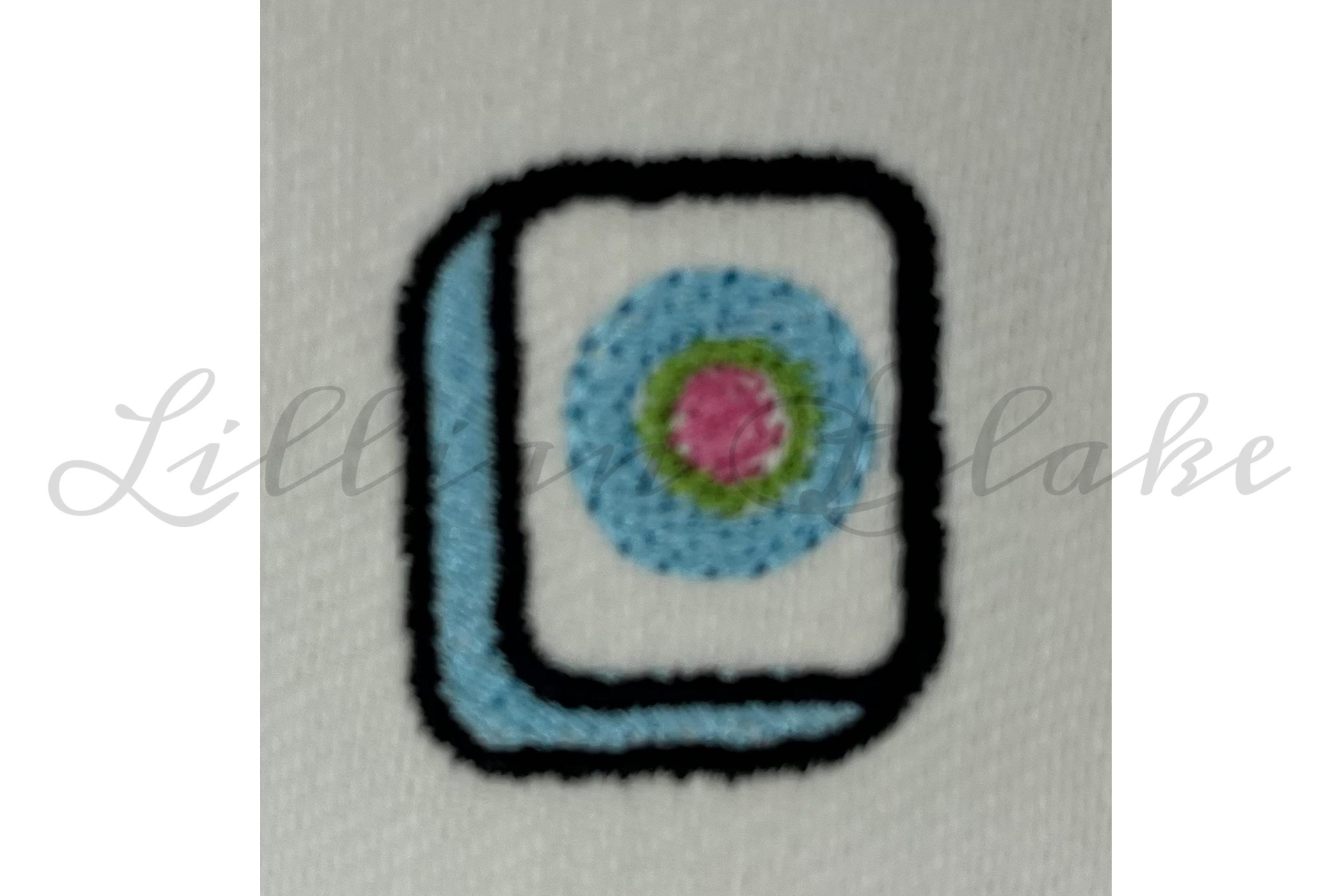 Mini Dot Mahjong Tile Embroidery File Design - Etsy