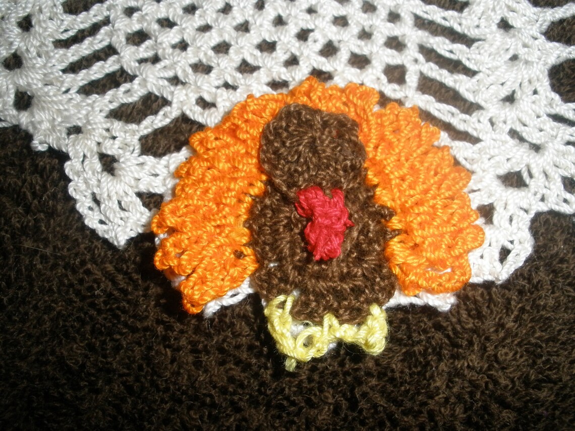 Thanksgiving Turkey Doily - Etsy