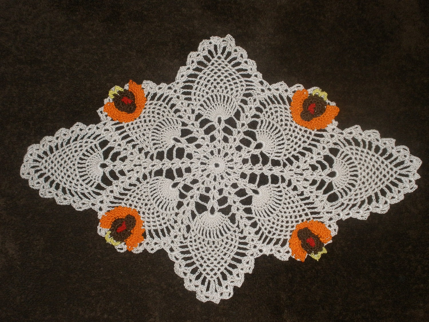 Thanksgiving Turkey Doily - Etsy