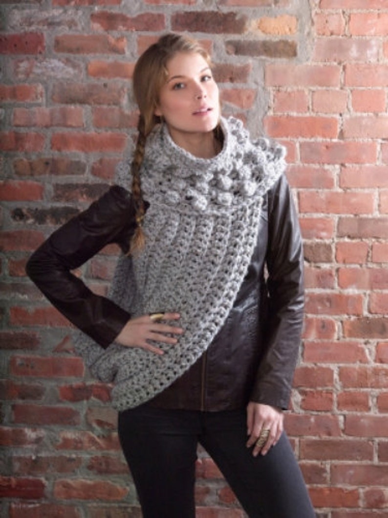 Cross Body Cowl Wrap Shawl Hand Crochet - Etsy