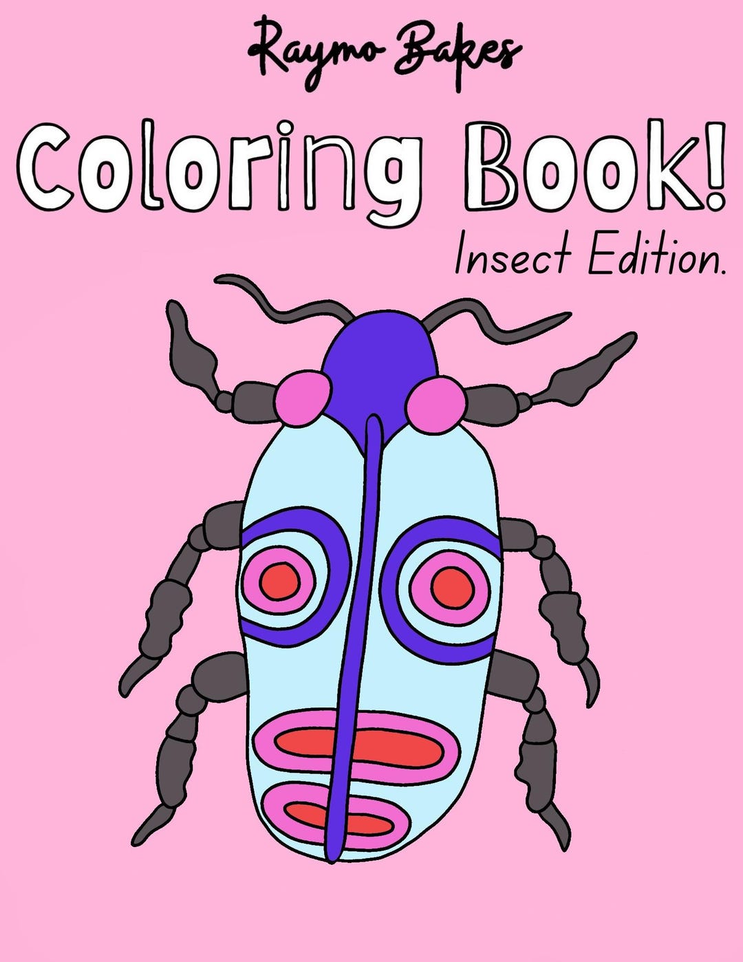 Insect Edition Coloring Book - Etsy
