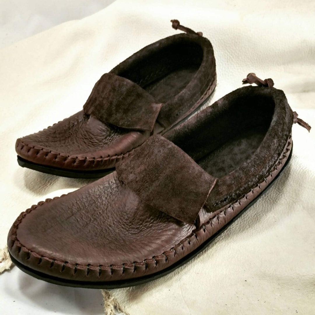 Lowrider Active Inca Moccasins: Minimalist Bull Hide Leather Slip-on ...