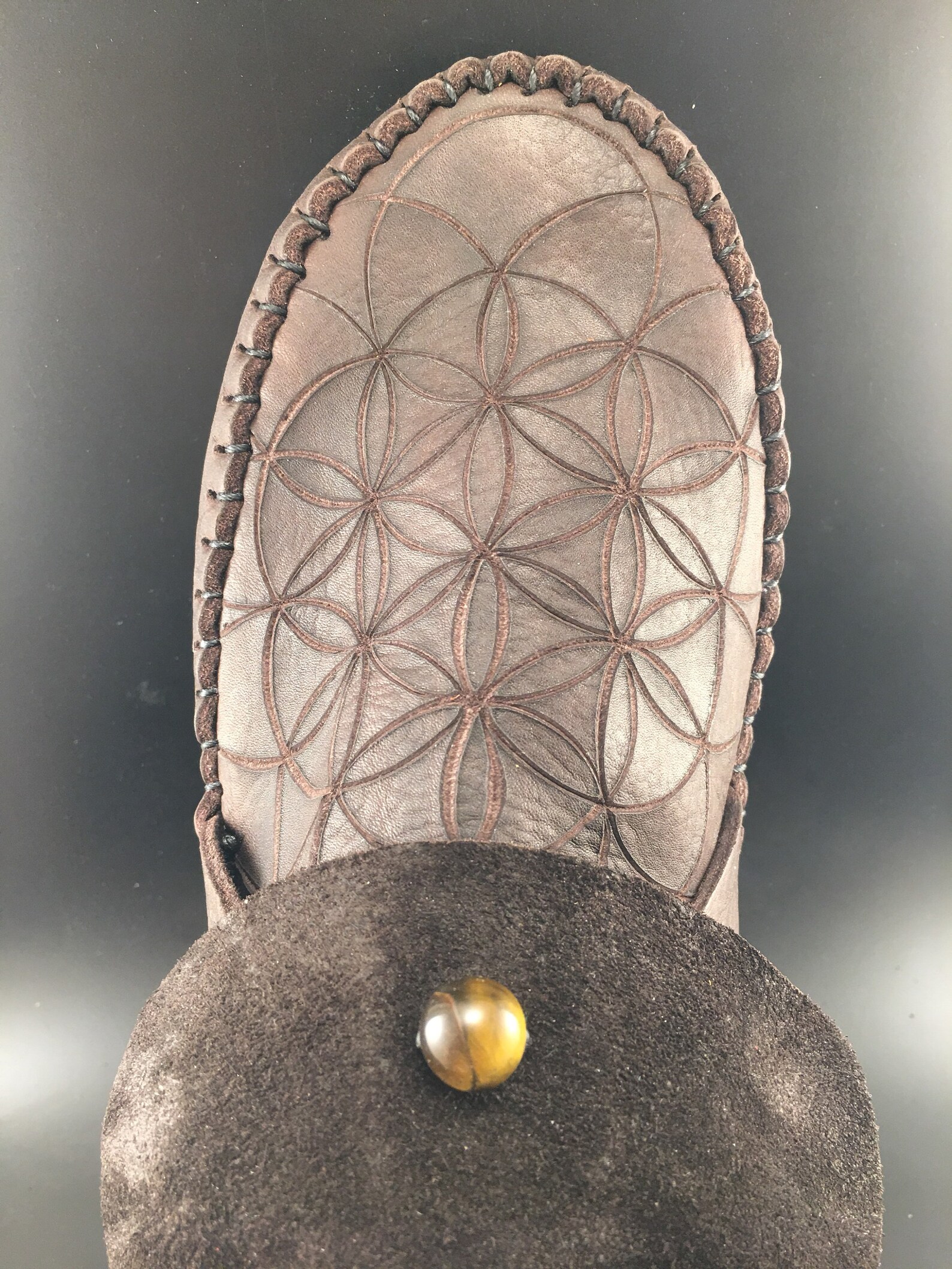 FLOWER of LIFE Clean Cut Inca Moccasin | Etsy