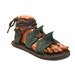 Leaf Sandals / Handmade Leather Lace up Sandals Unisex Gladiator Forest ...