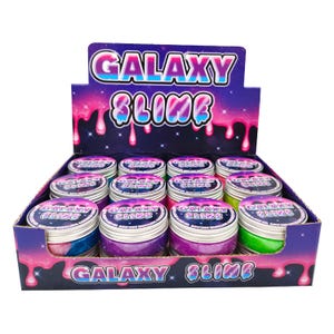 4-pack Galaxy Slime Set | Colorful 2-tone Slimes for Kids | Stretchy ...