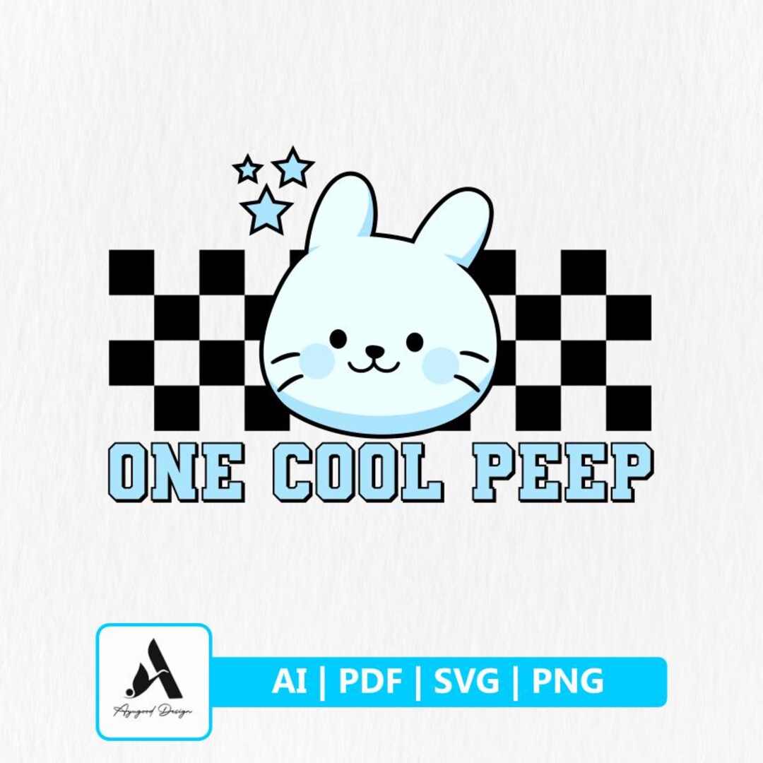 One Cool Peep Svg, Boys Easter Svg, Kids Easter Svg, Easter Bunny Svg ...