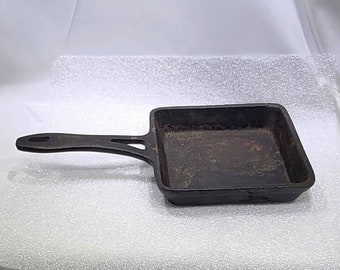 Square Cast Iron Skillet - Etsy