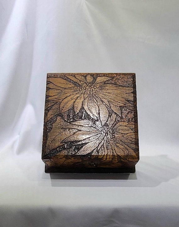 Antique Chinese Pyrography Bamboo Nesting Boxes, Vint… - Gem
