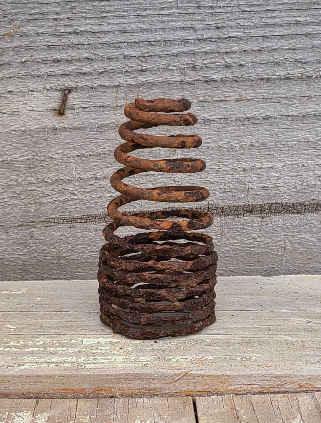Small Rusty Spring Great for Crafts Metalworking Farmhouse - Etsy