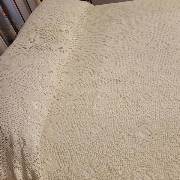 Crochet Bedspread - Etsy