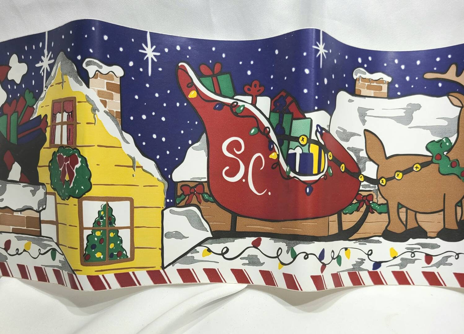 Rudolph the Red Nosed Reindeer Border for Walls Santa Border - Etsy