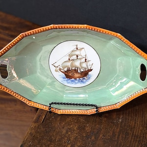 PK Unity Germany Celery Tray/dish With Picture of Ship - Etsy