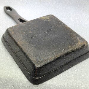 Small Square Cast Iron Skillet 5.5 Inches Square, Cook's Tools Cast ...