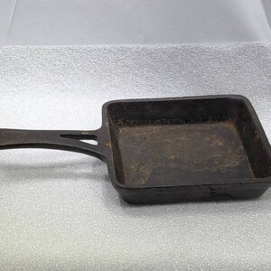 Small Square Cast Iron Skillet 5.5 Inches Square, Cook's Tools Cast ...