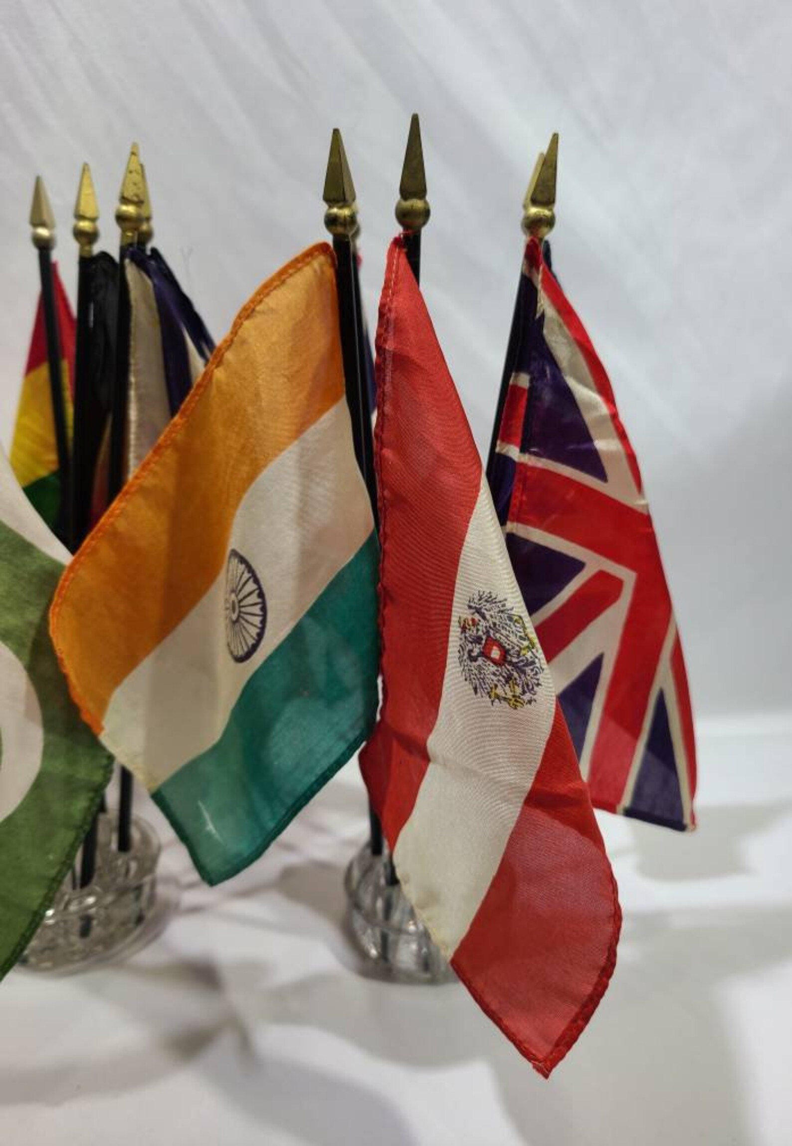 Vintage Hand Held Flags of 14 Different Nations - Etsy