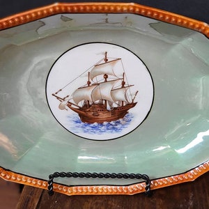 PK Unity Germany Celery Tray/dish With Picture of Ship - Etsy