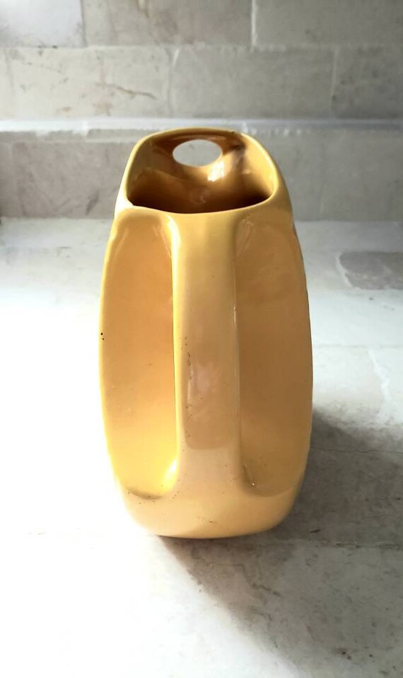 Mid-Century Yellow Fiesta 6 Inch Pitcher Homer Laughlin Juice Vintage ...