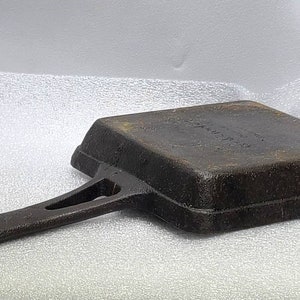 Small Square Cast Iron Skillet 5.5 Inches Square, Cook's Tools Cast ...