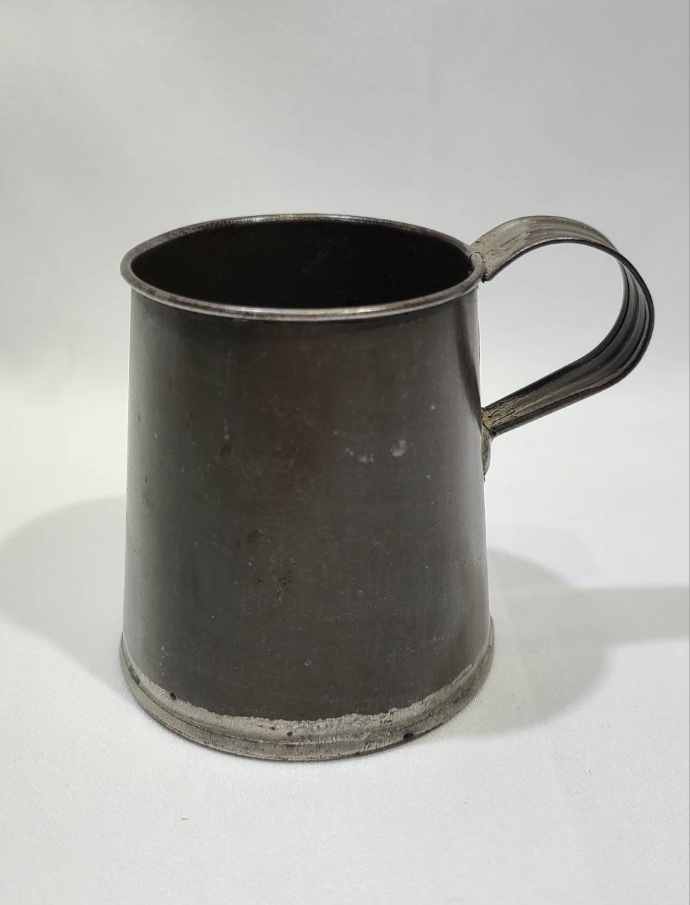 Antique Primitive Hand Made Tin Cup With Handle - Etsy