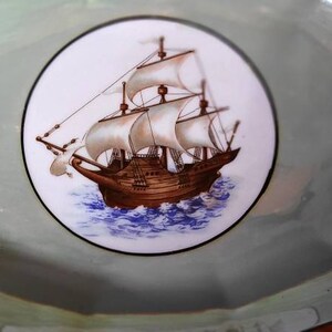PK Unity Germany Celery Tray/dish With Picture of Ship - Etsy