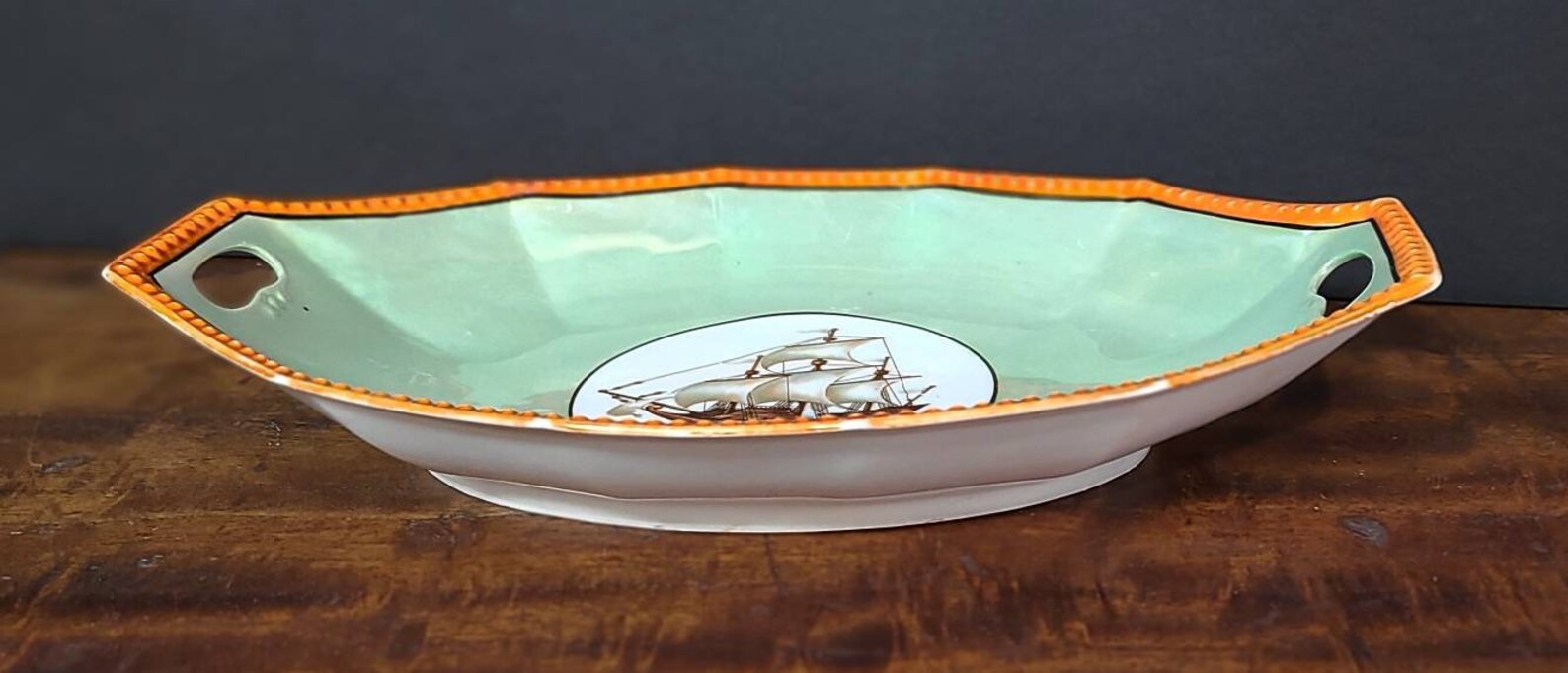 PK Unity Germany Celery Tray/dish With Picture of Ship - Etsy