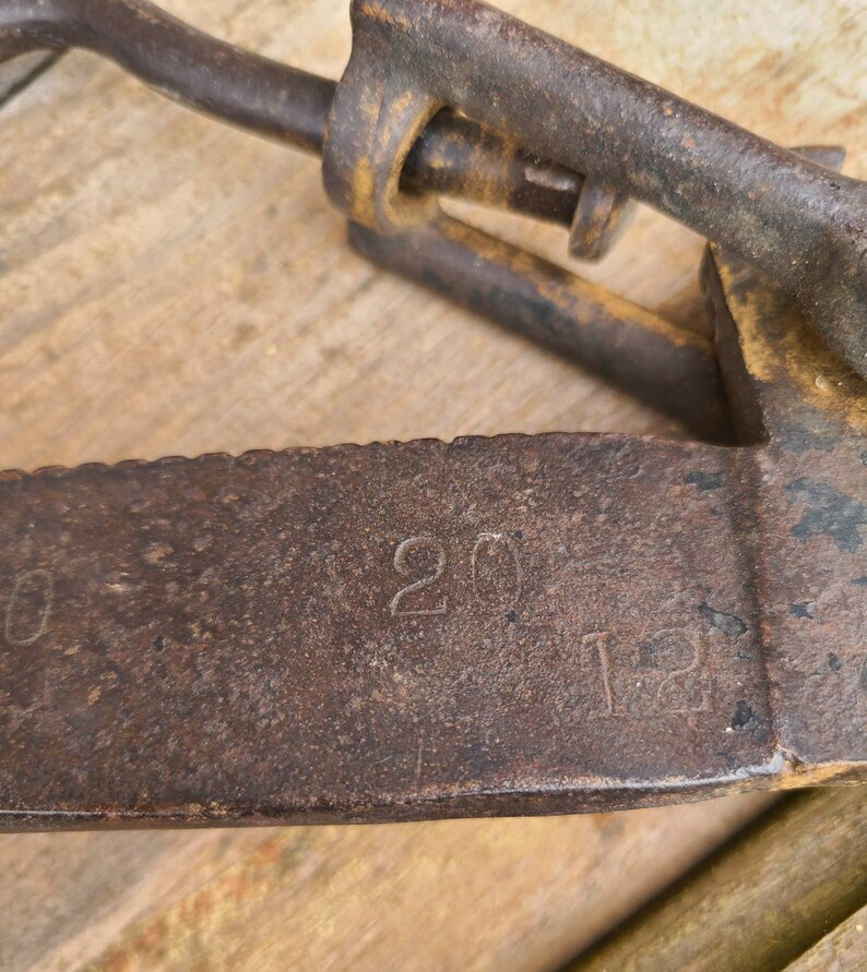 Antique Farm Scale Hanging Cast Iron Balance Beam Arm & Hooks - Etsy