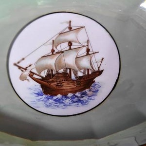 PK Unity Germany Celery Tray/dish With Picture of Ship - Etsy
