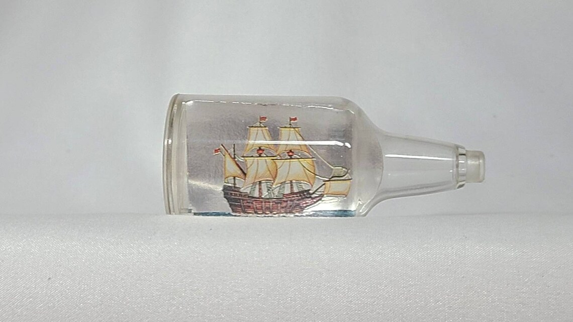 Vintage Ship in A Bottle Cereal Box Toy Cardboard Ship - Etsy