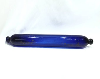 Antique Cobalt Blue Glass Rolling Pin Very Collectable and Rare Item - Etsy