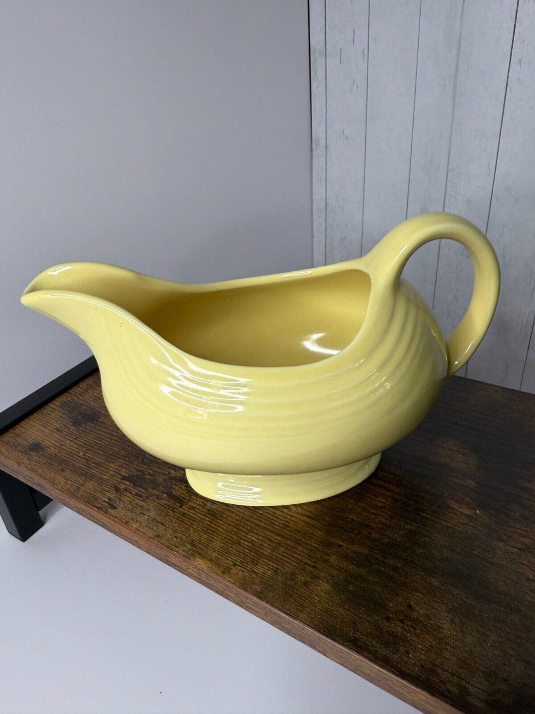 Vintage Fiesta Fiestaware Yellow Gravy Boat HLC Homer Laughlin - Etsy