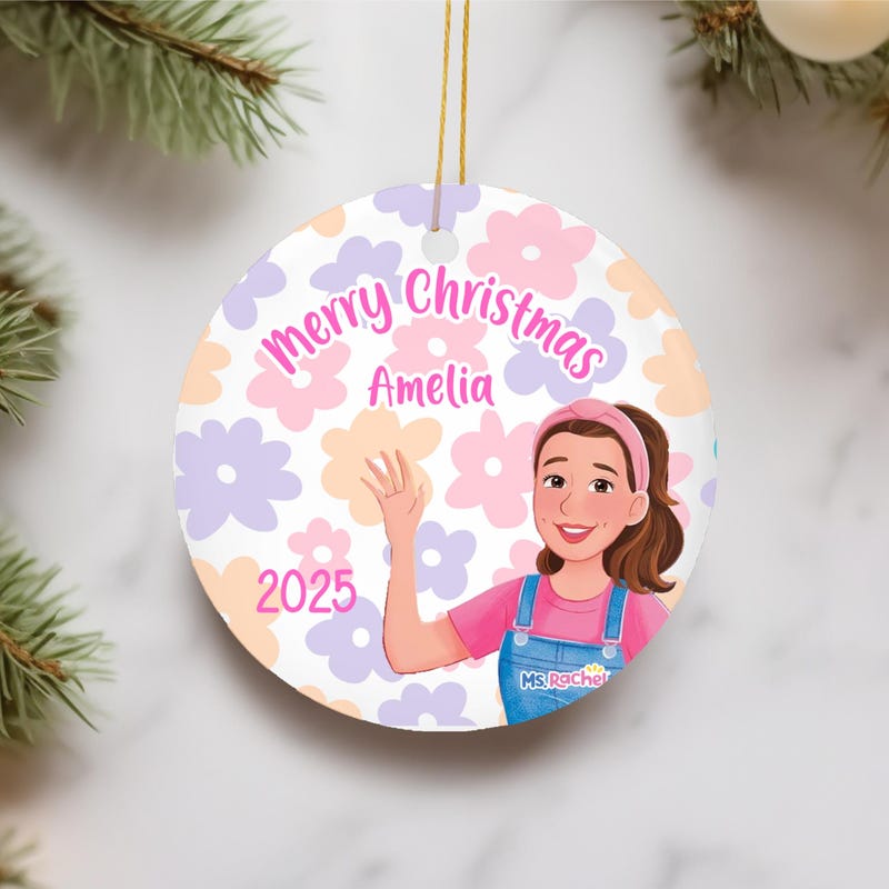 Ms. Rachel Christmas Ornaments - Etsy