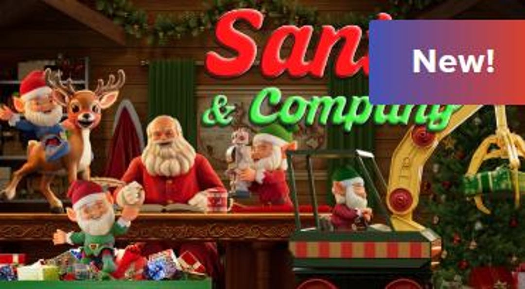 Santa & Company ATMOSFX Christmas Holiday Digital Decorations - Etsy