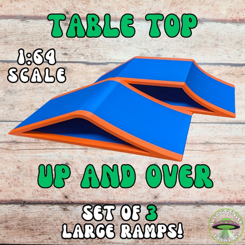3D Printed Ramps - Set of 3, Monster Trucks, Putt Putt Golf Obstacles ...