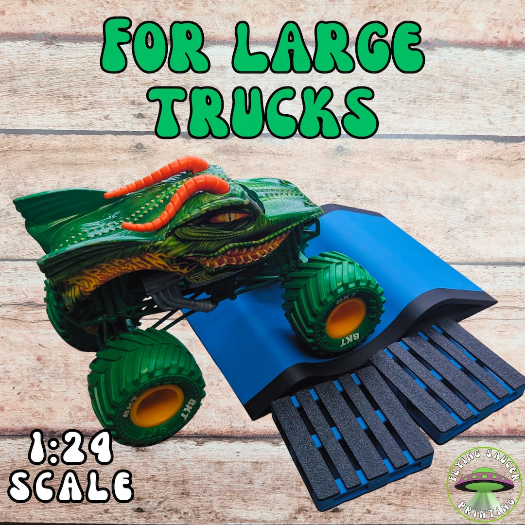 3D Printed Ramps - 1:24 Scale, 1 Ramp 2 Pallets, 5.7 Inch Wide by 8 ...